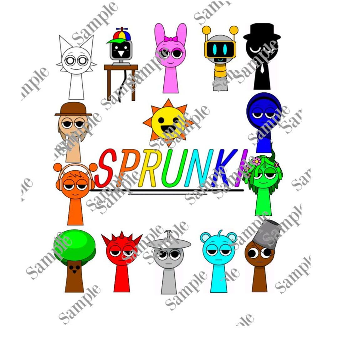 Sprunki Kids Gaming PNG Digital Download Image, Digital Download, PNG ...