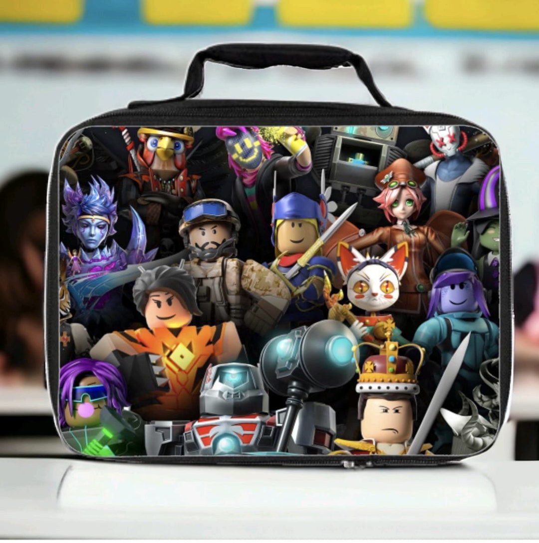 Roblox Cooler Lunch Bags, School Bag, Can Be Personalised - Etsy