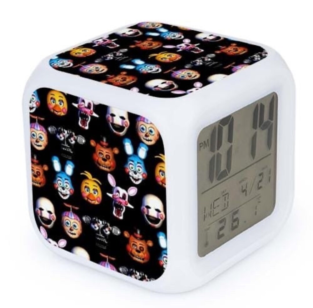 Gaming Horror Designed LED Light up Clock Clocks Can Be Personalised ...