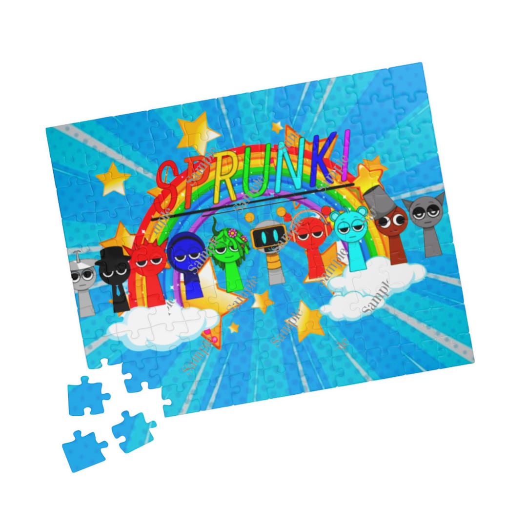 Gaming Sprunki Children’s Jigsaw Puzzle- 15cmx10cm Size- Can Be ...