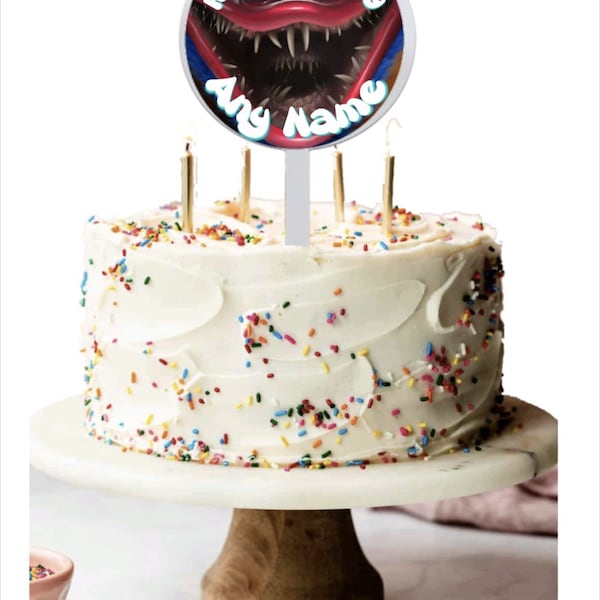 Poppy Playtime Birthday Cake - Etsy