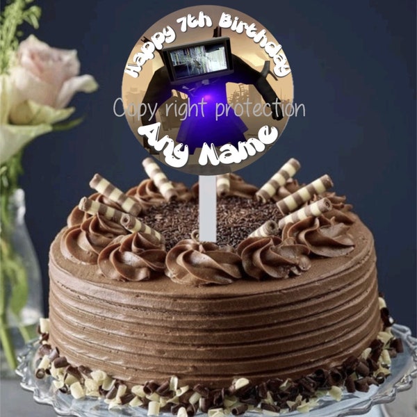 Skibidi toilet cake topper - Etsy Portugal