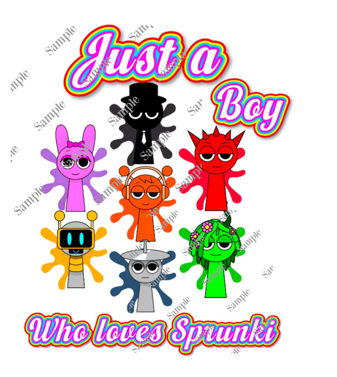 Sprunki Happy Birthday PNG Digital Download Image, Digital Download ...