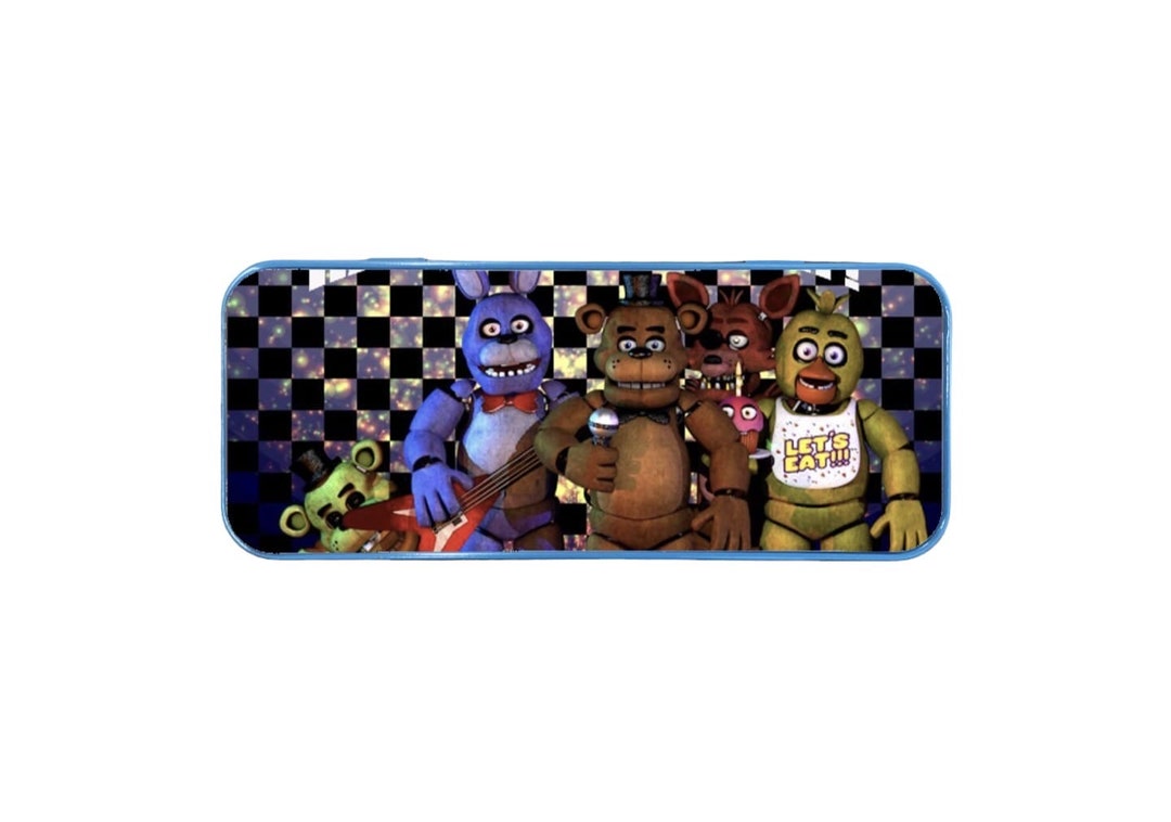 Fnaf School Pencil Case, Multiple Designs Available, Comes in Both Blue ...
