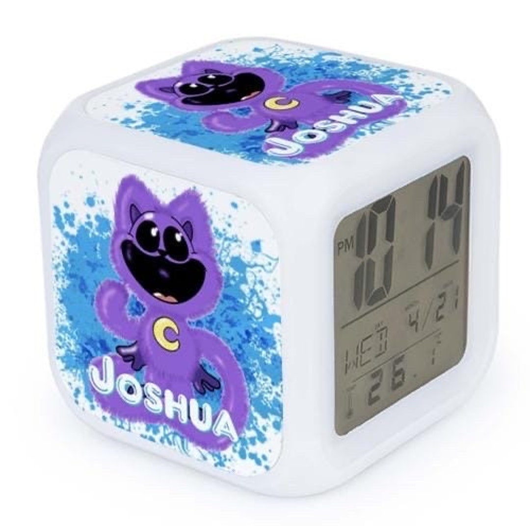 Poppy Playtime Smiling Critters LED Cube Alarm Clock, Light up Color ...