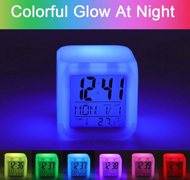 Gaming Blox Rainbow Friend Designed LED LIGHT UP Clock Clocks Can Be ...