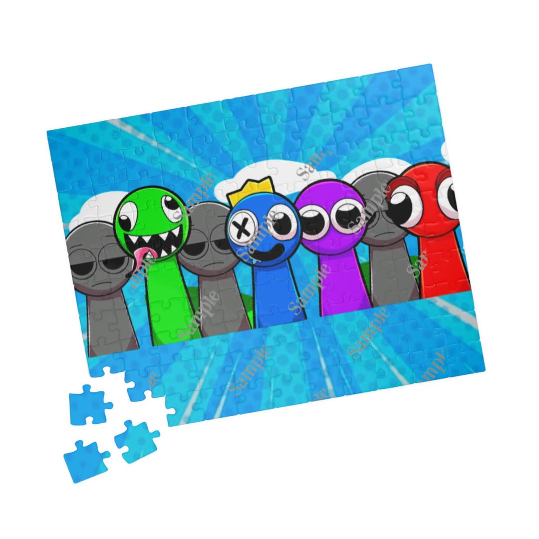 Gaming Sprunki Childrens Jigsaw Puzzle 15cmx10cm Size Can Be ...