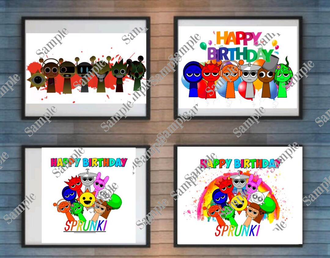 Sprunki Kids Gaming PNG Digital Download Image, Digital Download, PNG ...