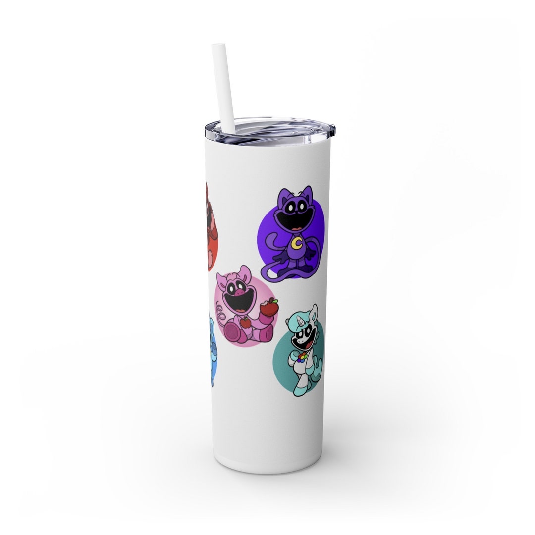 Poppy Playtime Smiling Critters Water Bottles Slim Stainless Steel ...