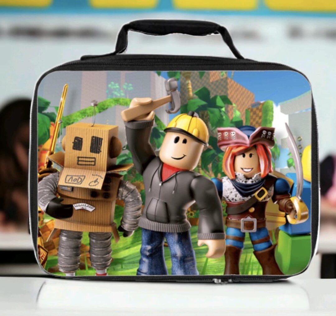 Roblox Cooler Lunch Bags, School Bag, Can Be Personalised - Etsy