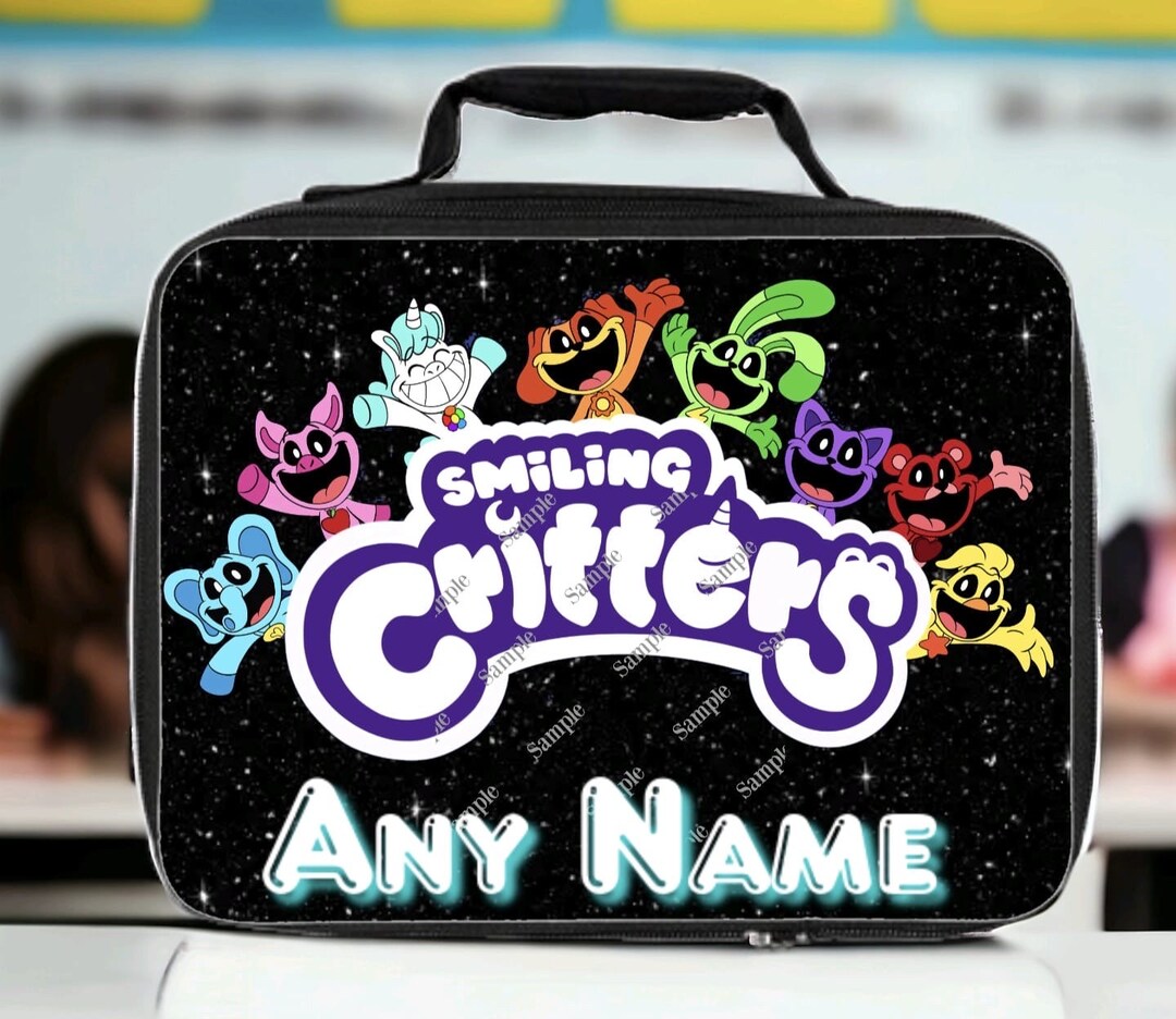 Smiling Critters Poppy Playtime Personalised Cooler Lunch Bag ...