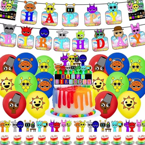 Sprunki Cake Topper - Etsy