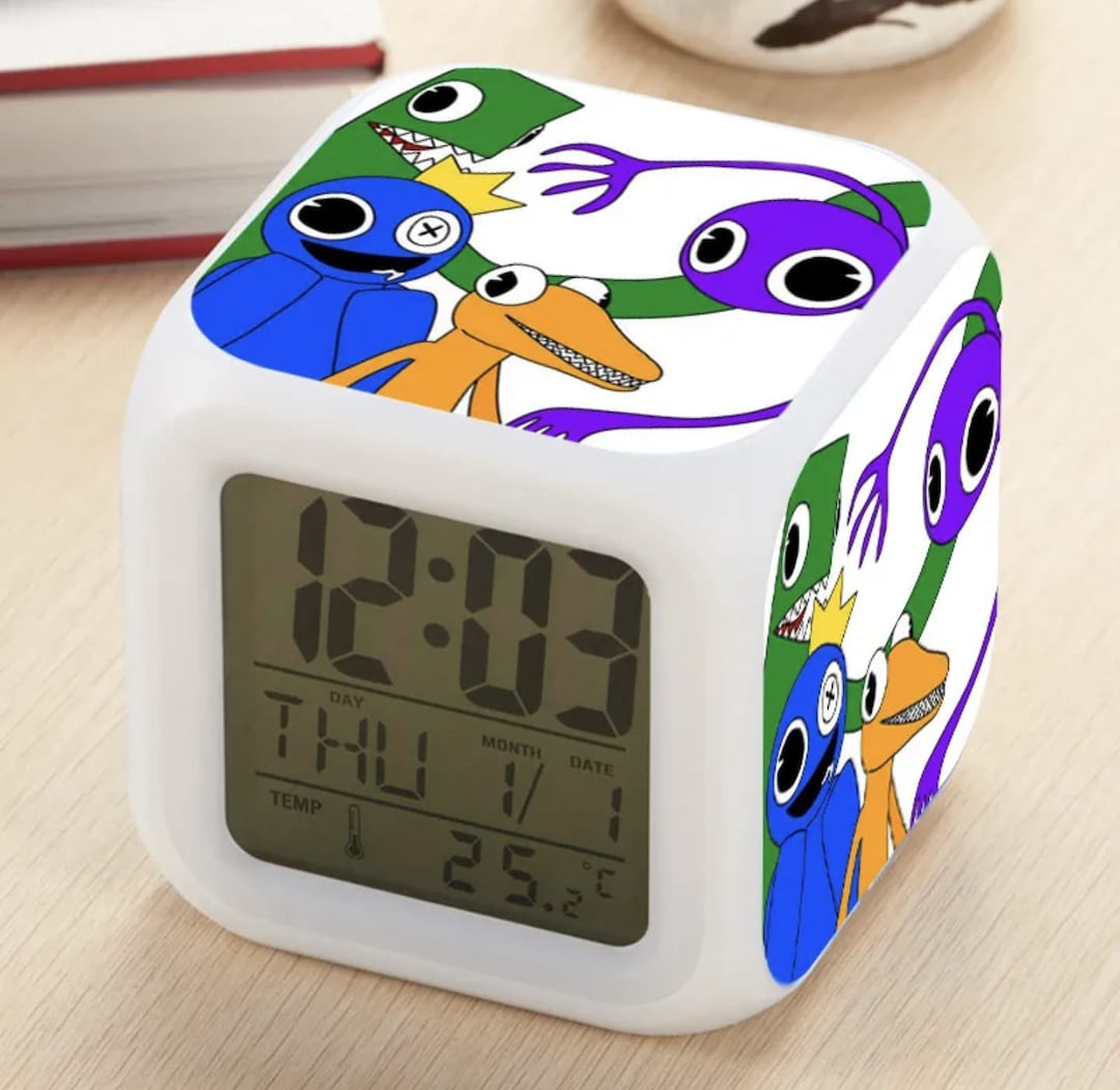 Rainbow Friends Alarm Clock, Multiple Designs Available, Can Be ...