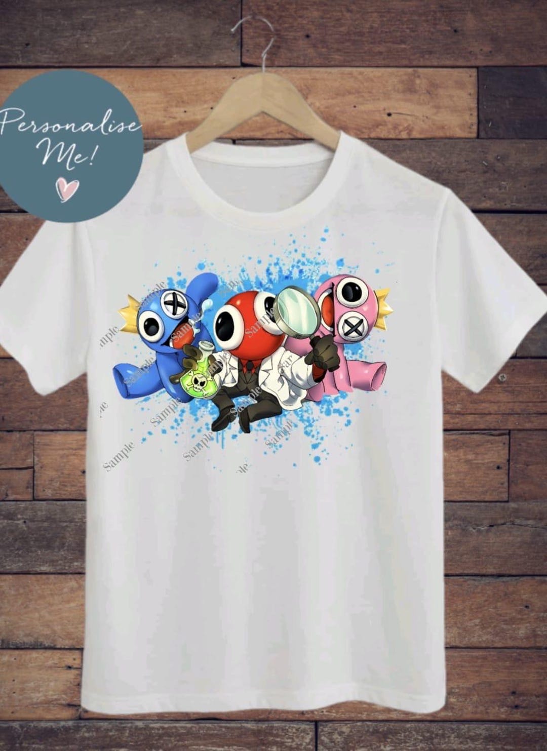 Gaming Ro Blox Rainbow Friends Designed Tshrit, Multiple Designs ...