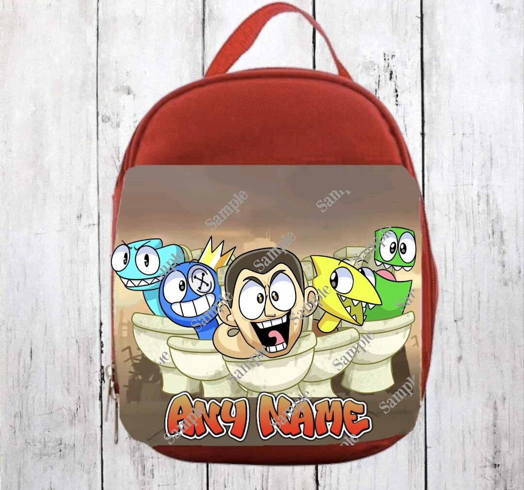 Skibidi Toilet/ Titan Man School Lunch Bag Personalised - Etsy Canada
