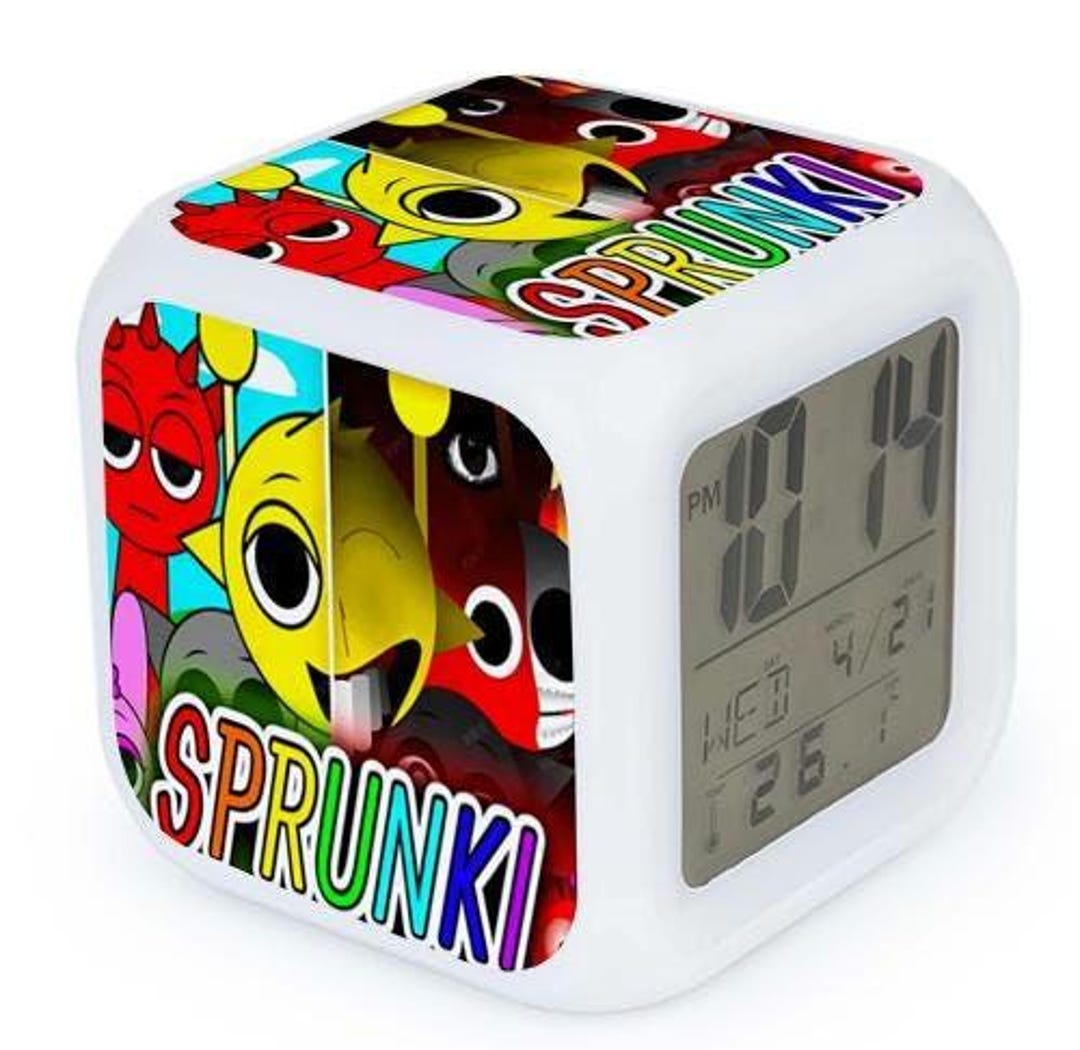 Gaming Blox | Sprunki, Designed LED LIGHT UP Clock| Clocks Can Be ...