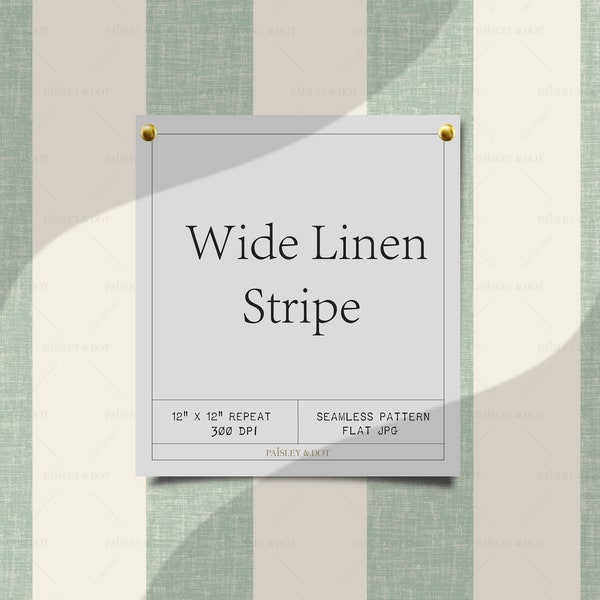 Wide Stripe Fabric - Etsy