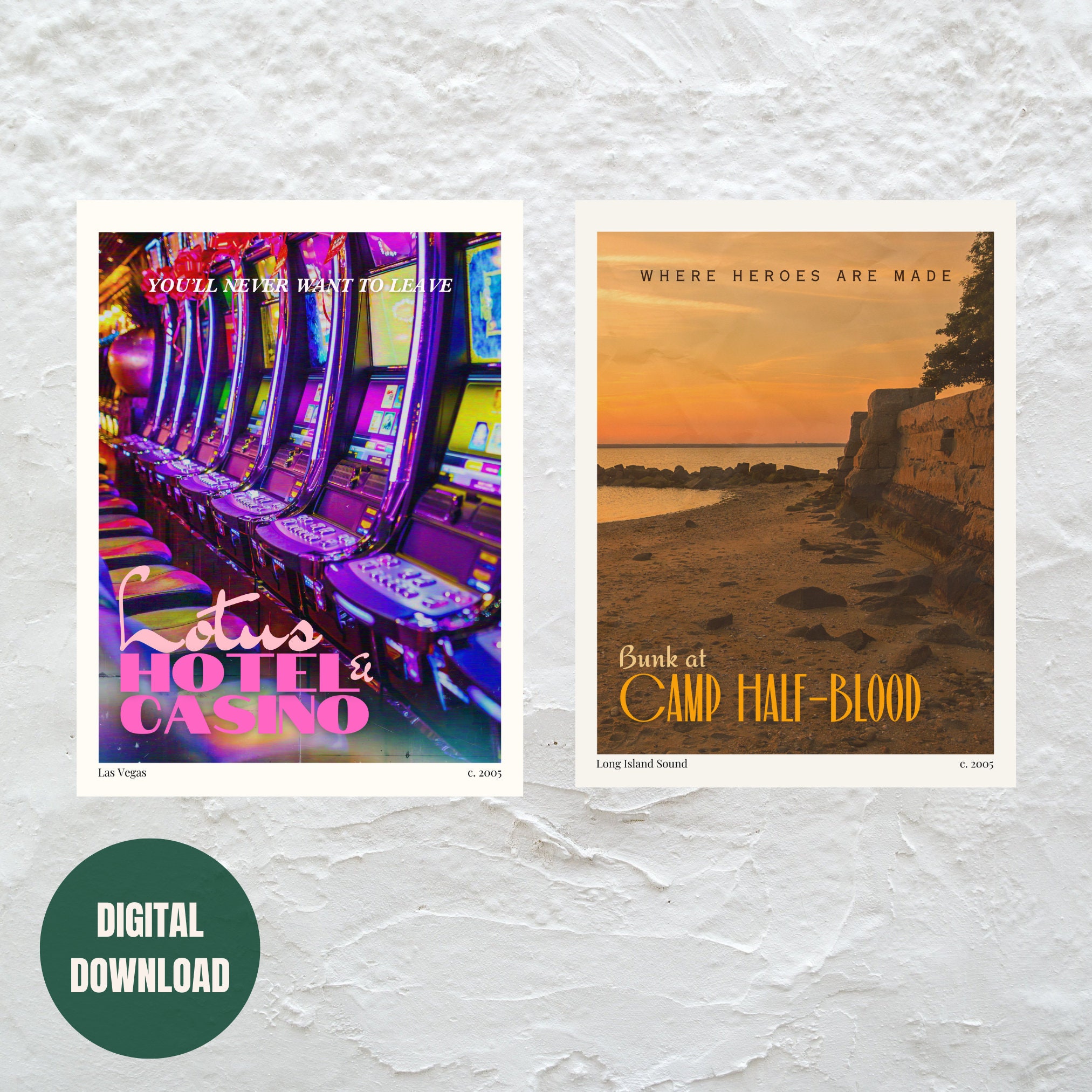 PJO Downloadable Travel Poster Pack. Vintage Aesthetic Bookish Prints ...