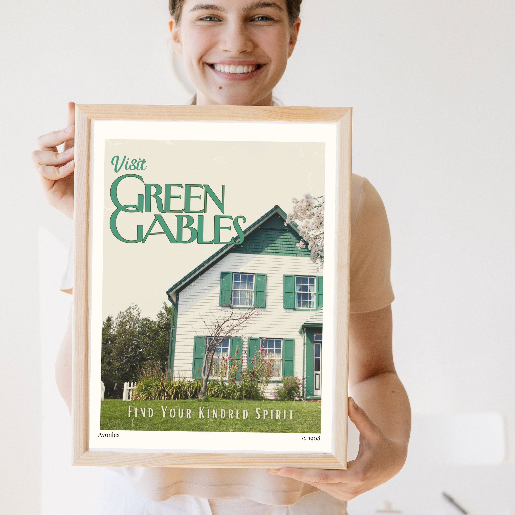 Anne of Green Gables Travel Poster. Visit Avonlea Vintage - Etsy