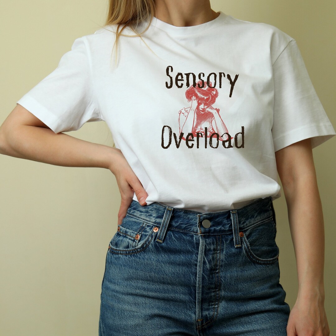 Sensory Overload T-shirt. Autistic Shirt. Neurodiversity Pride Design ...