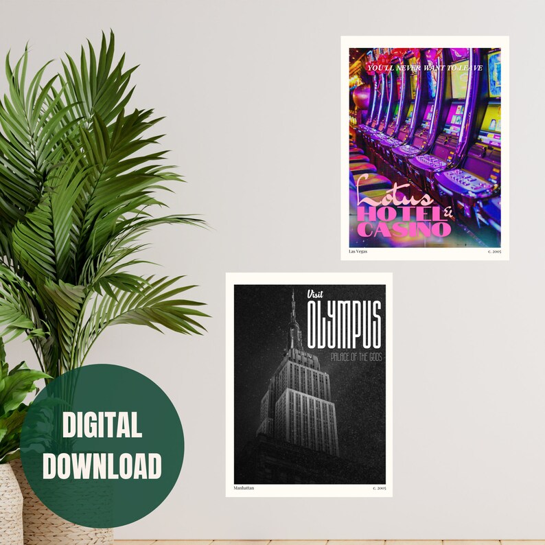 PJO Downloadable Travel Poster Pack. Vintage Aesthetic Bookish Prints ...