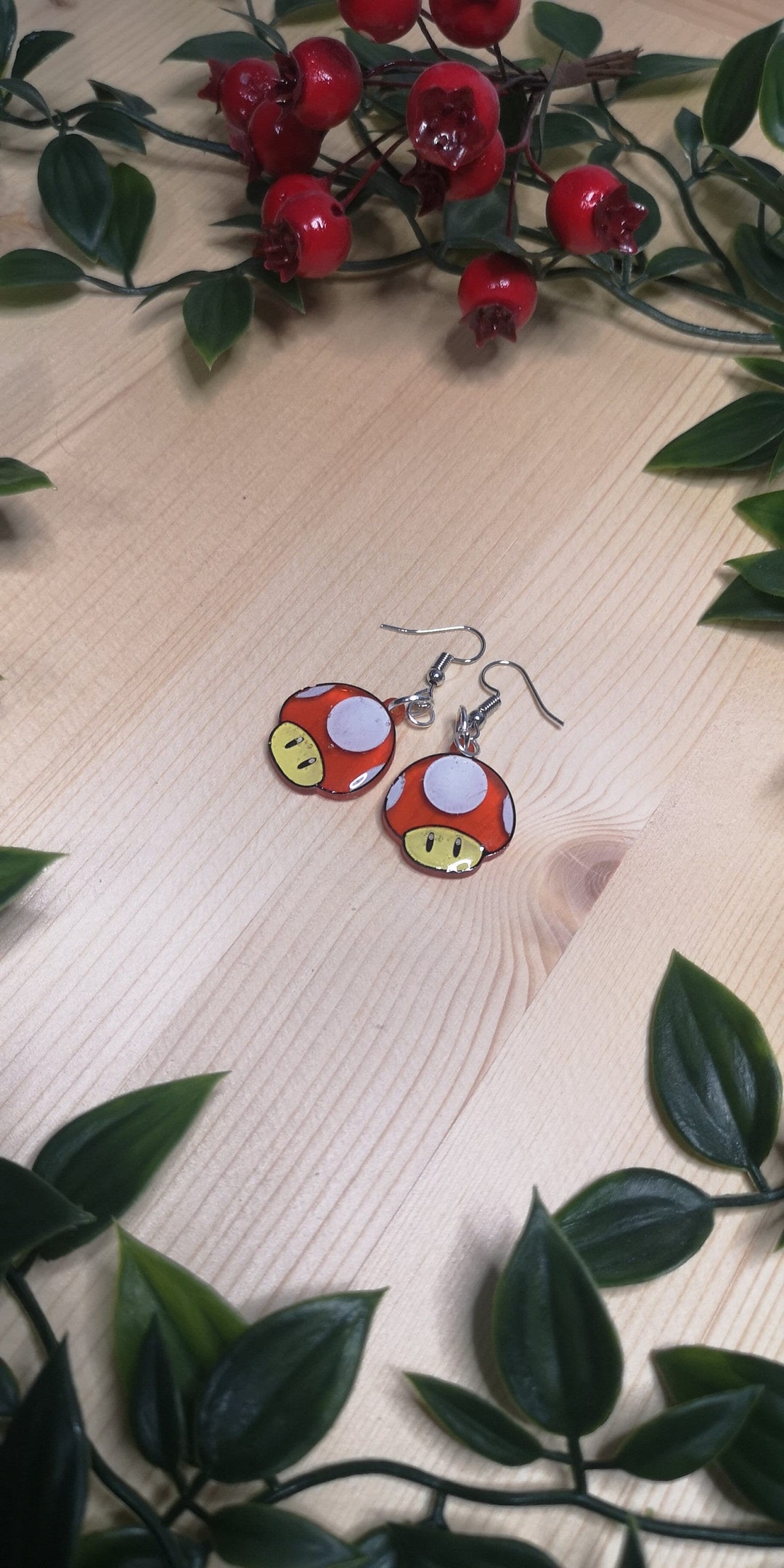 Super Mario Bros Earrings, Nintendo Video Game. Toad, Lumalee, Star ...