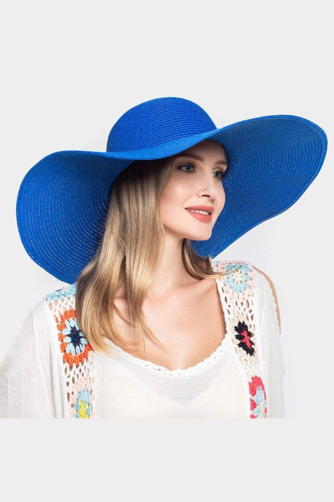 Solid Straw Sun Hat - Etsy