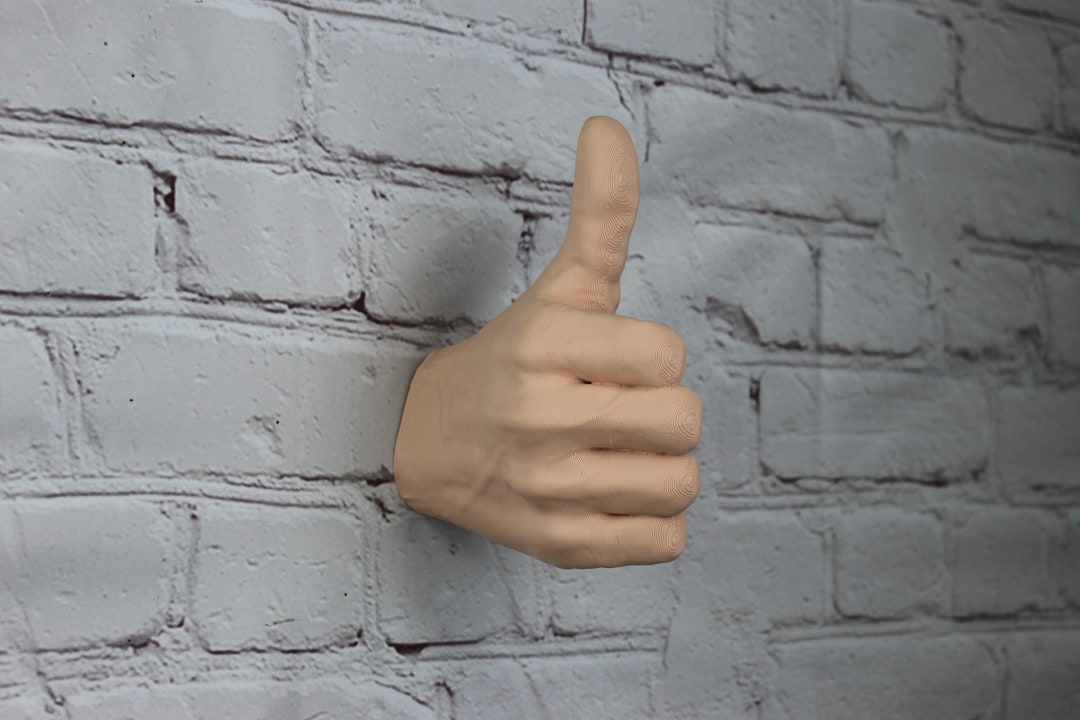 Thumbs up Hand Wall Art Home Decor - Etsy