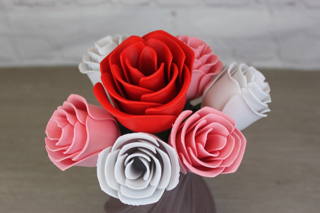 Forever Roses 3D Printed With Custom Colors - Etsy