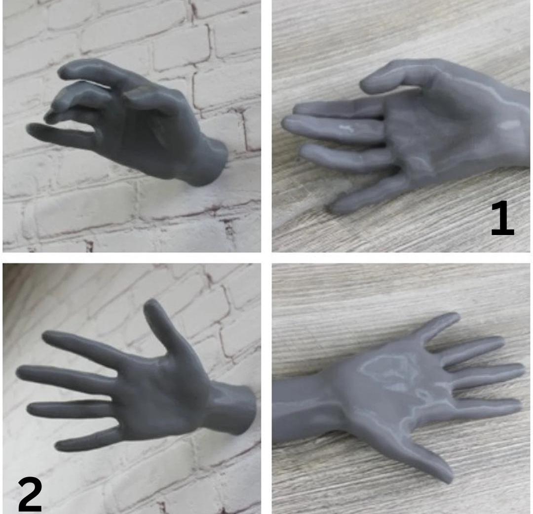 Halloween Horror Hands Reaching Wall Mountable Spooky Decor !!new Sizes ...