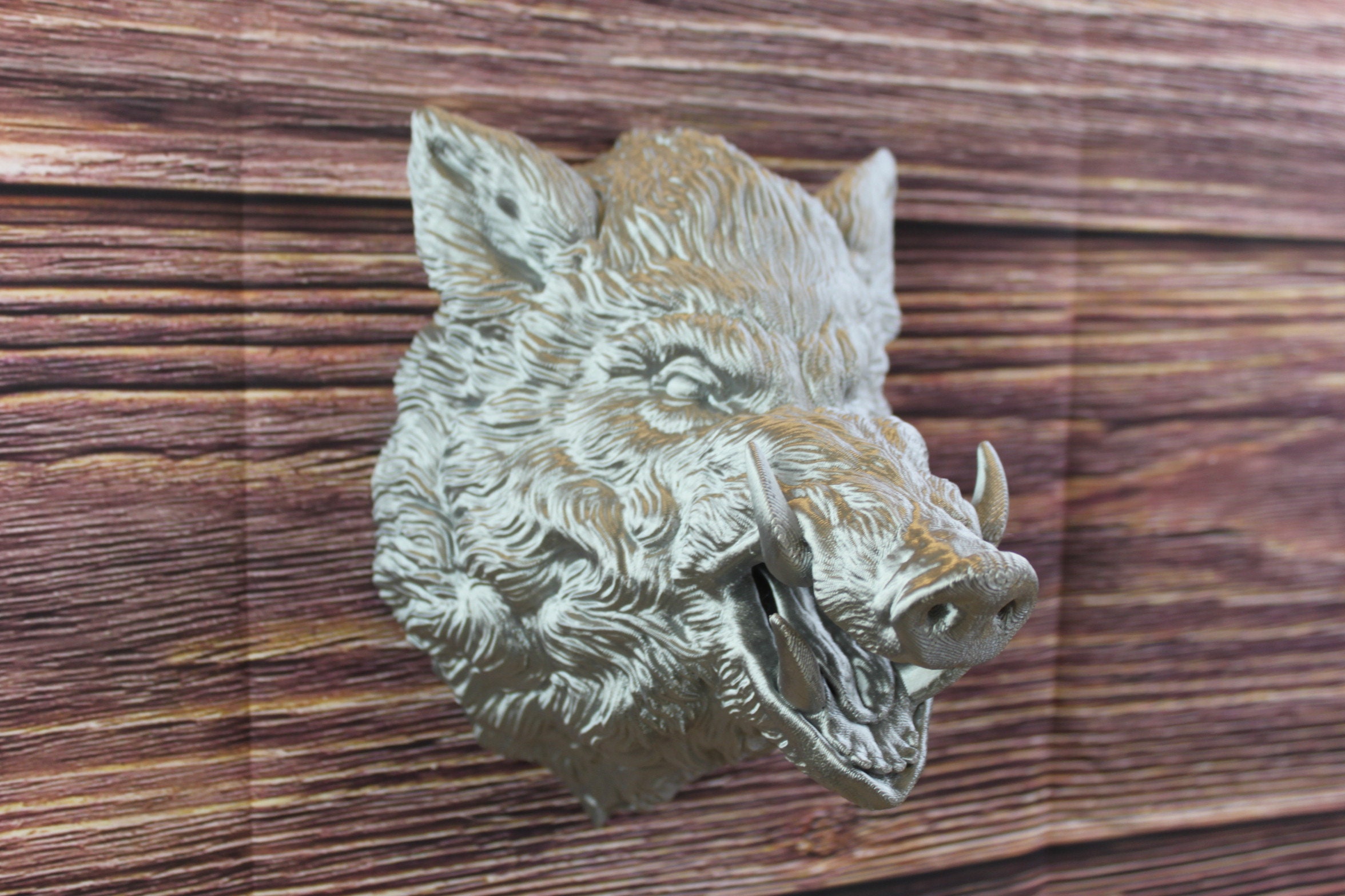 MEDIUM Detailed Wild Boar Wall Hanging Art Decoration - Etsy