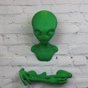 3D Printed Alien Wall Decor - Out of This World! - Etsy