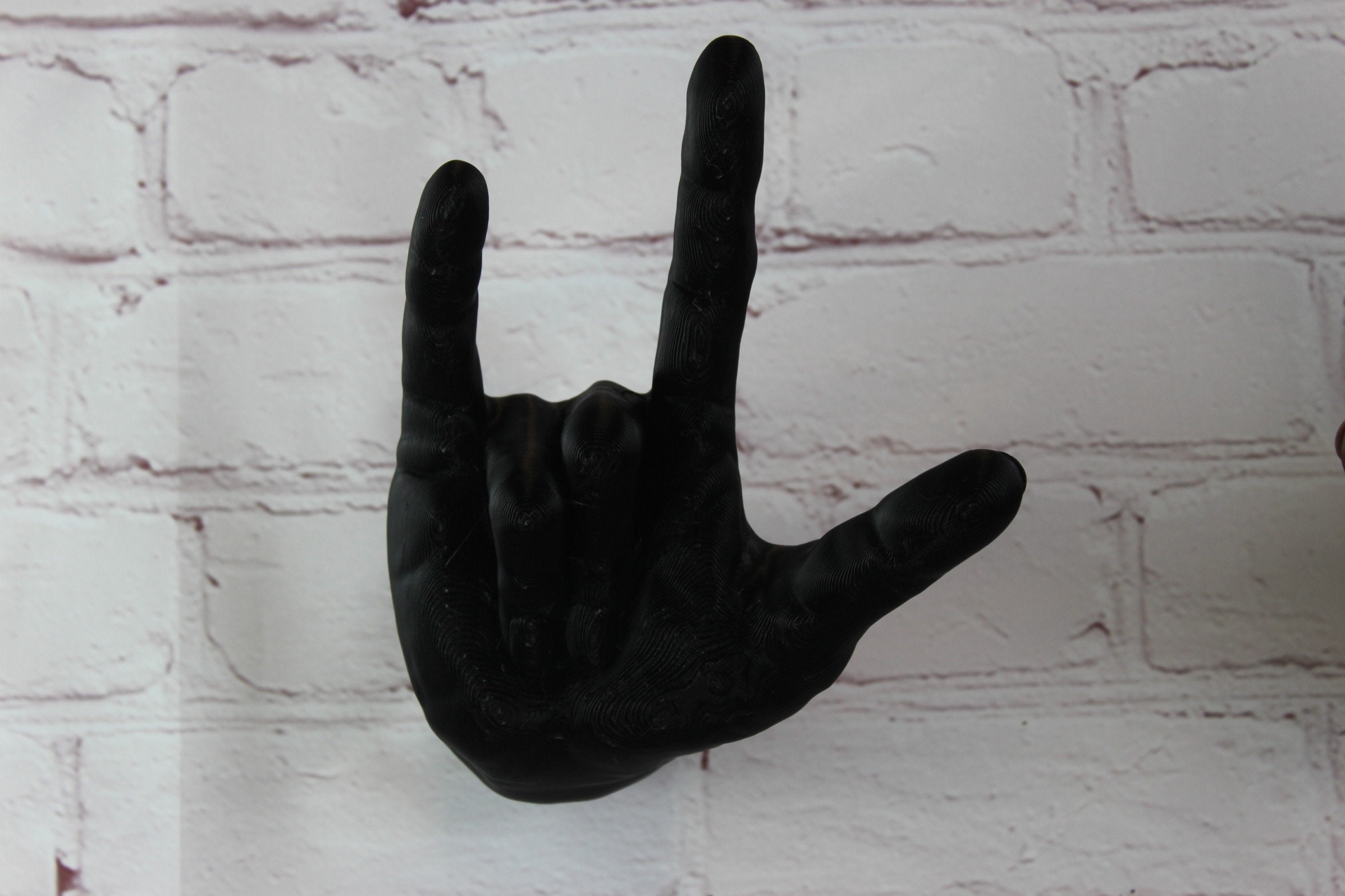 I Love You ASL Hand Wall Hanging Decor - Etsy