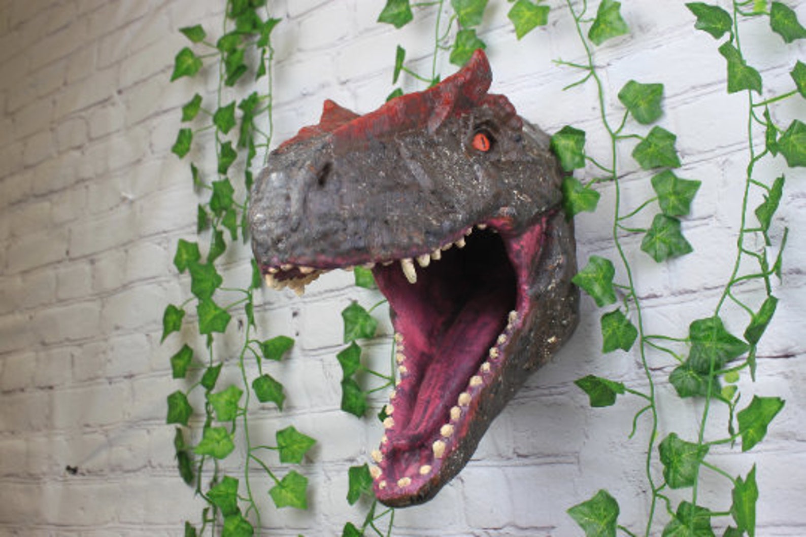 Allosaurus Painted Head Modern Decor - Etsy