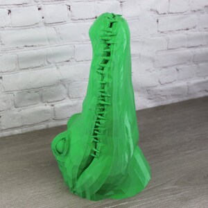 LARGE Geometric Alligator Wall Head Modern Decor - Etsy
