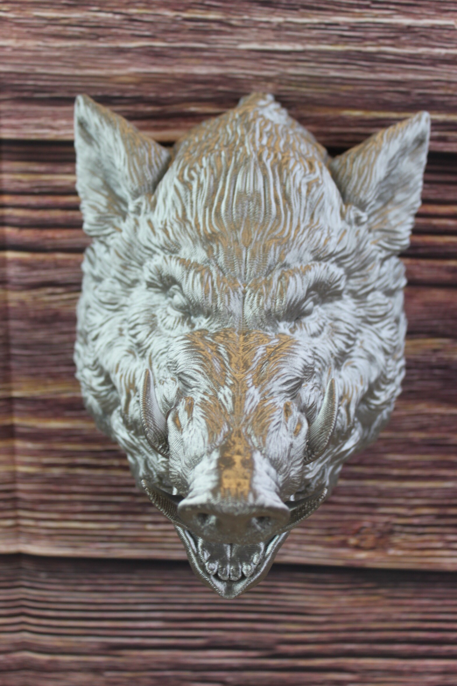MEDIUM Detailed Wild Boar Wall Hanging Art Decoration - Etsy