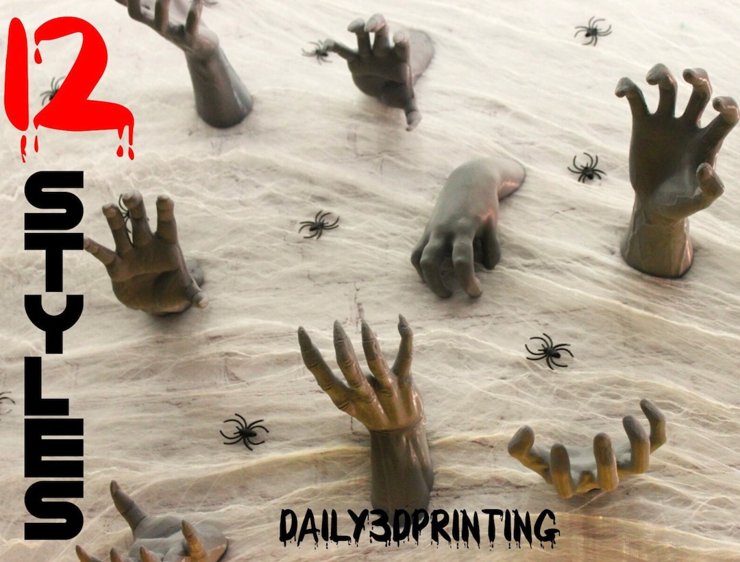 Horror Hands Reaching Wall Mountable Spooky Decor !!new Sizes and ...