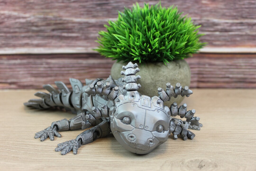 Robot Axolotl - the ROBOXOLOTL Matmiremakes Design - Etsy