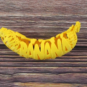 Pop Art Banana With Banana in Writing - Modern Decoration - Model by ...