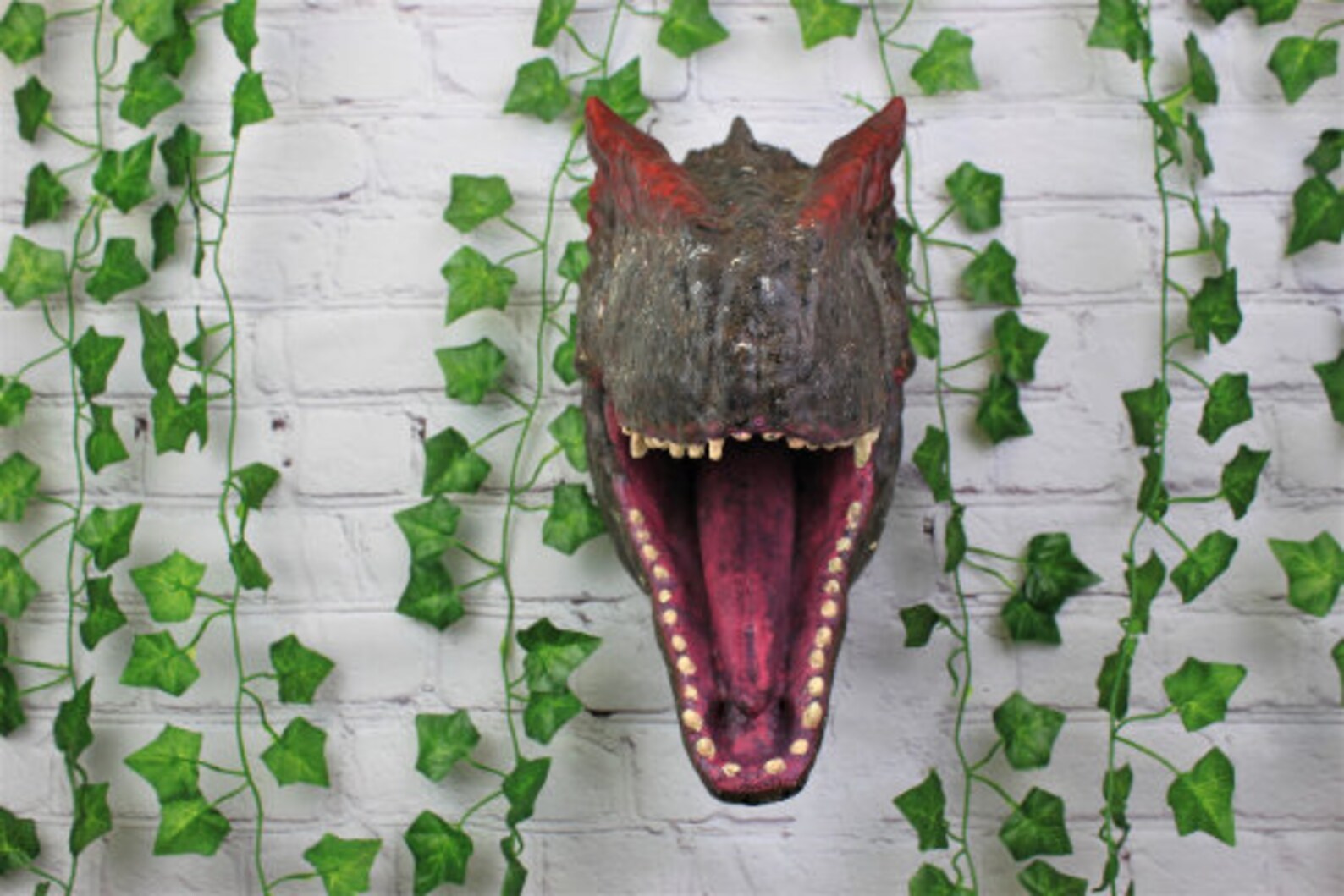 Allosaurus Painted Head Modern Decor - Etsy