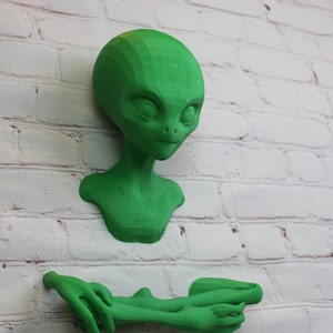 3D Printed Alien Wall Decor - Out of This World! - Etsy