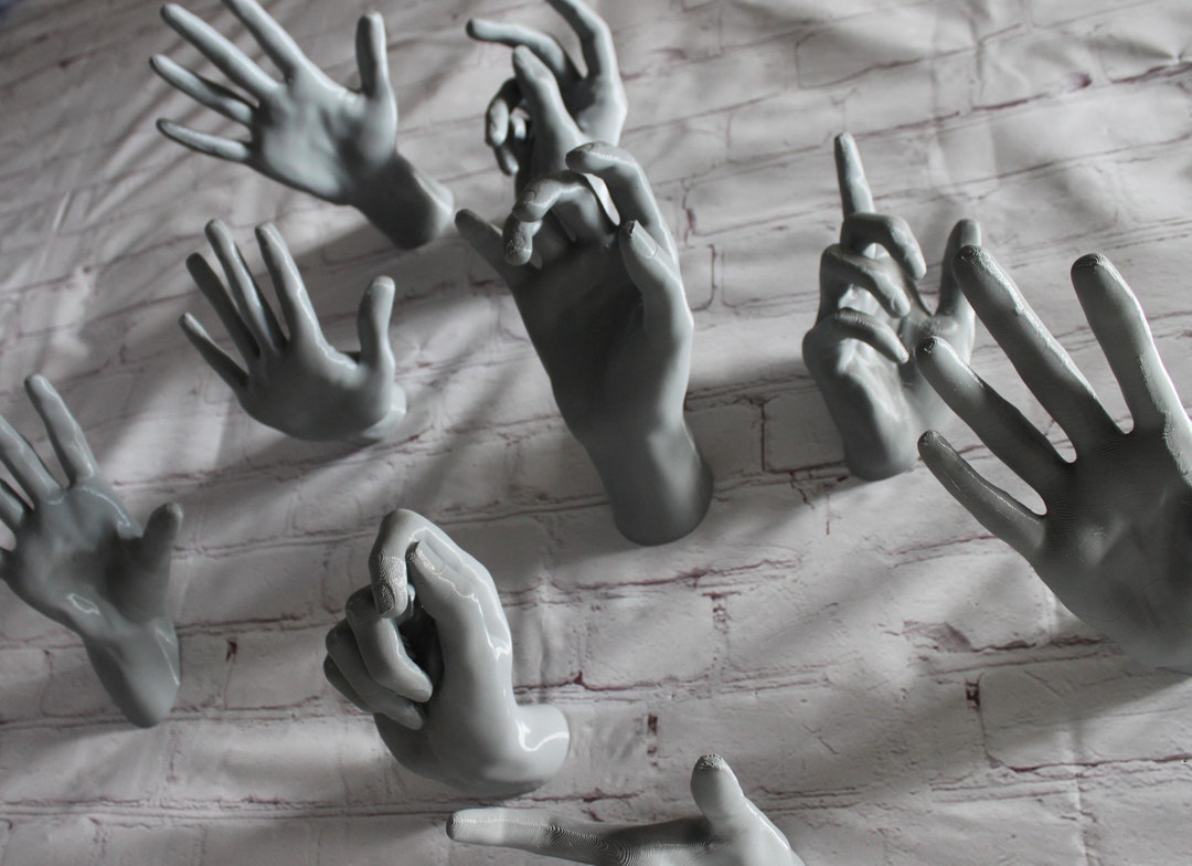 Halloween Horror Hands Reaching Wall Mountable Spooky Decor !!new Sizes ...