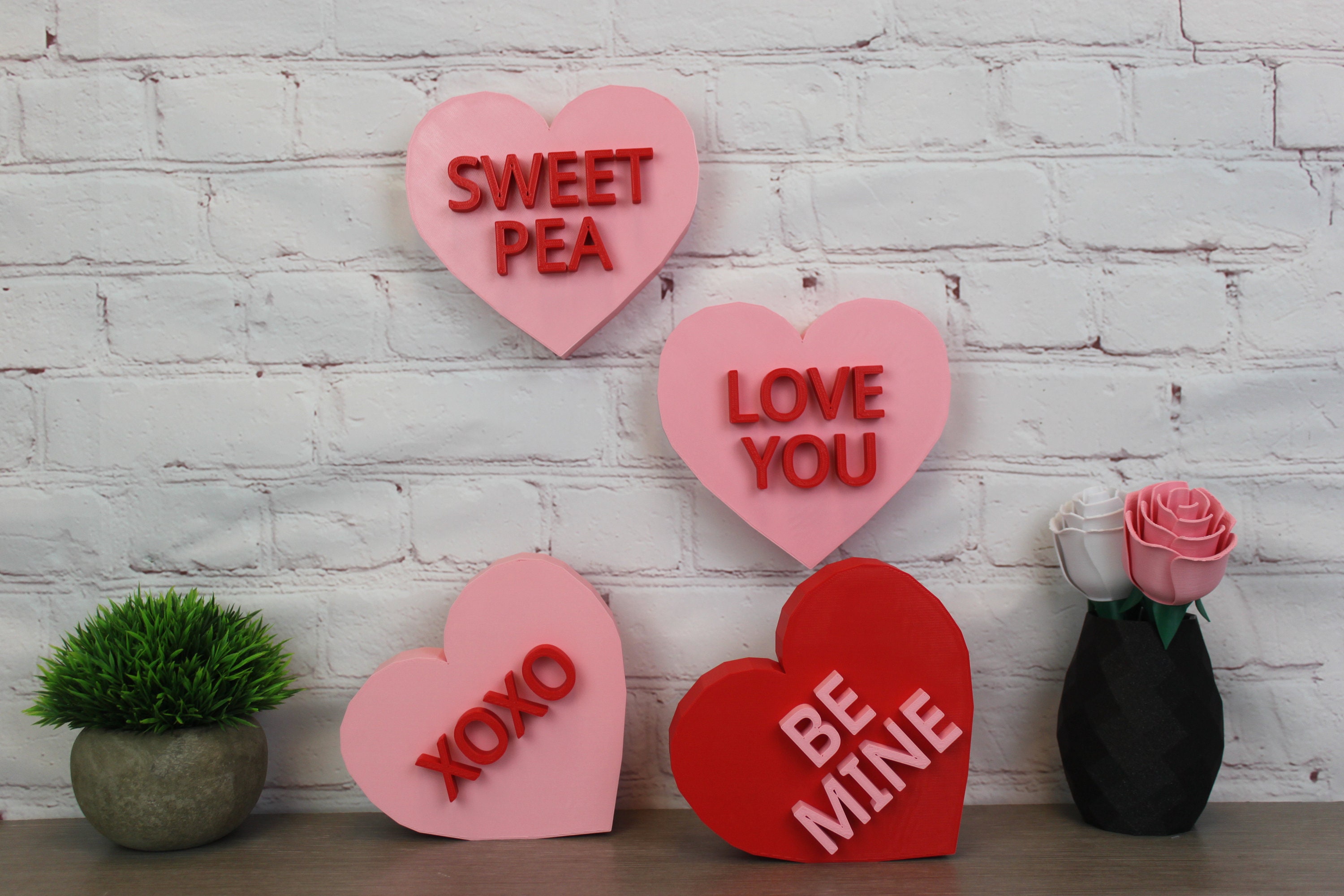 Spread the Love With 3D Printed Conversation Hearts! - Etsy