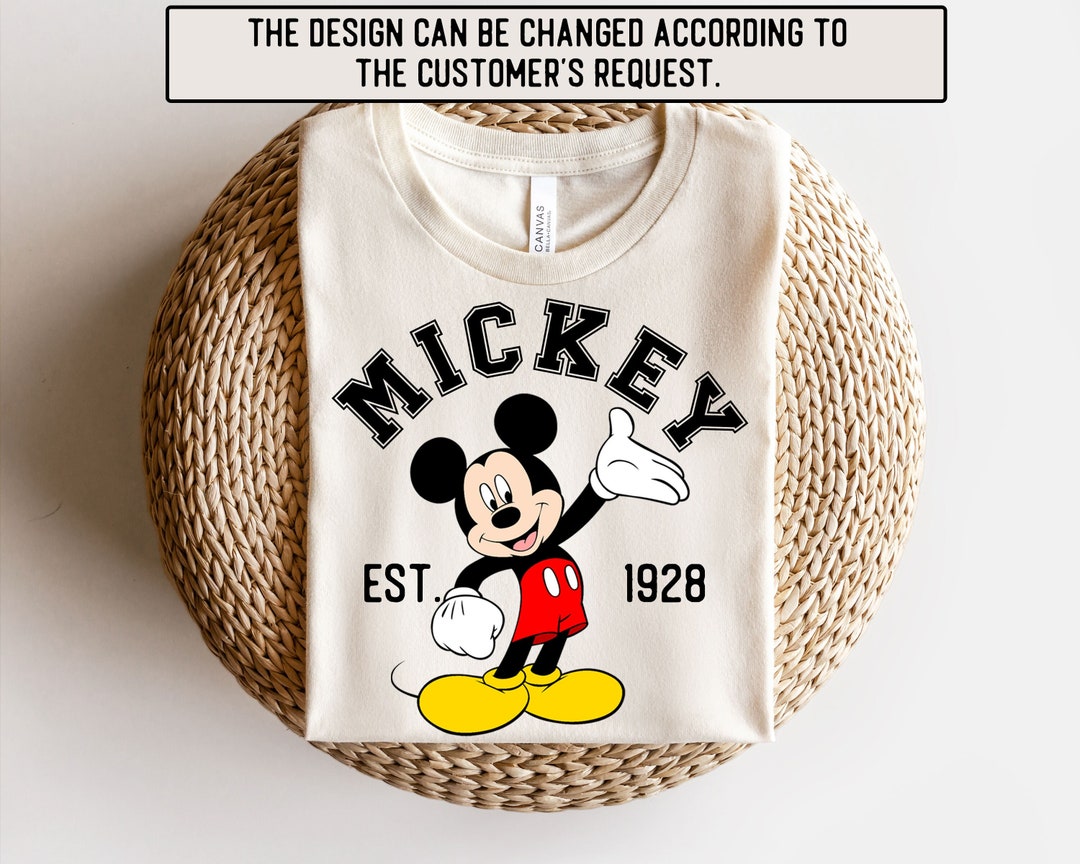 Vintage Mickey Mouse Shirt, Mickey Tshirt, Disney Mickey Shirt, Cute ...