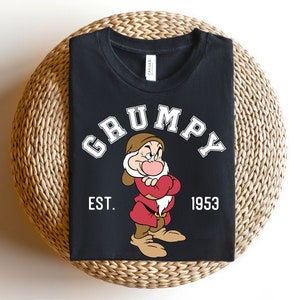 Grumpy Dwarf Shirt, Disney Grumpy Shirt, Grumpy Shirt, Dwarf Grumpy Tee, Grumpy Seven Dwarfs ...