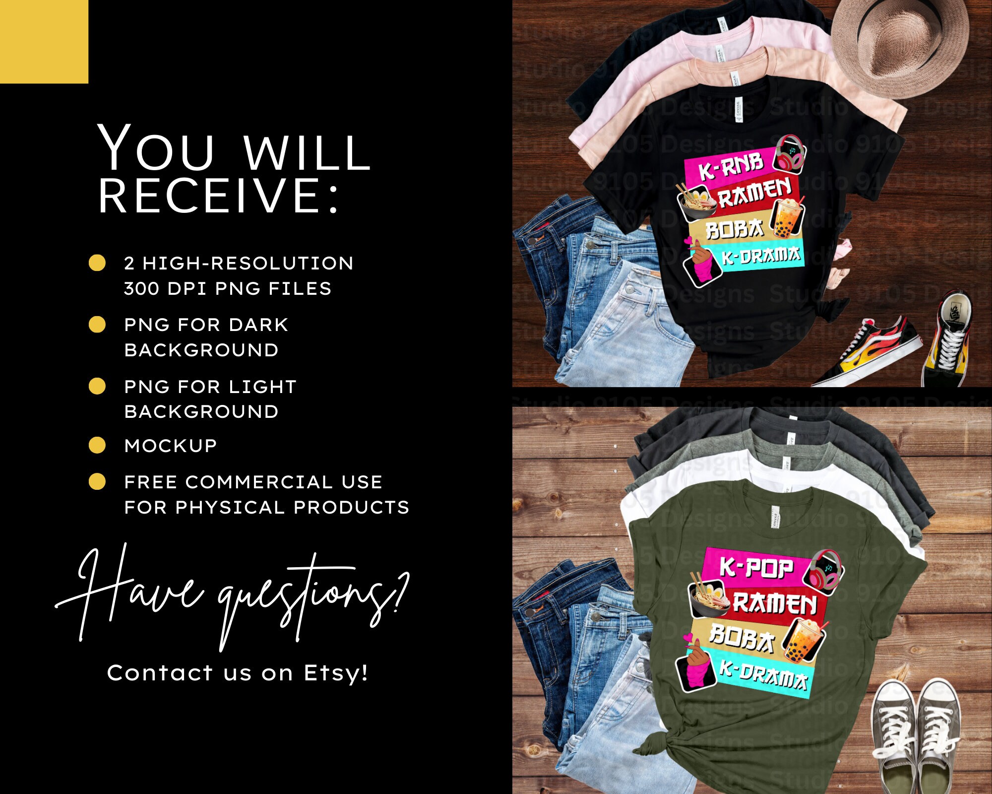 K-culture PNG, K-pop Png, K-pop T-shirt Design, Ready to Print ...