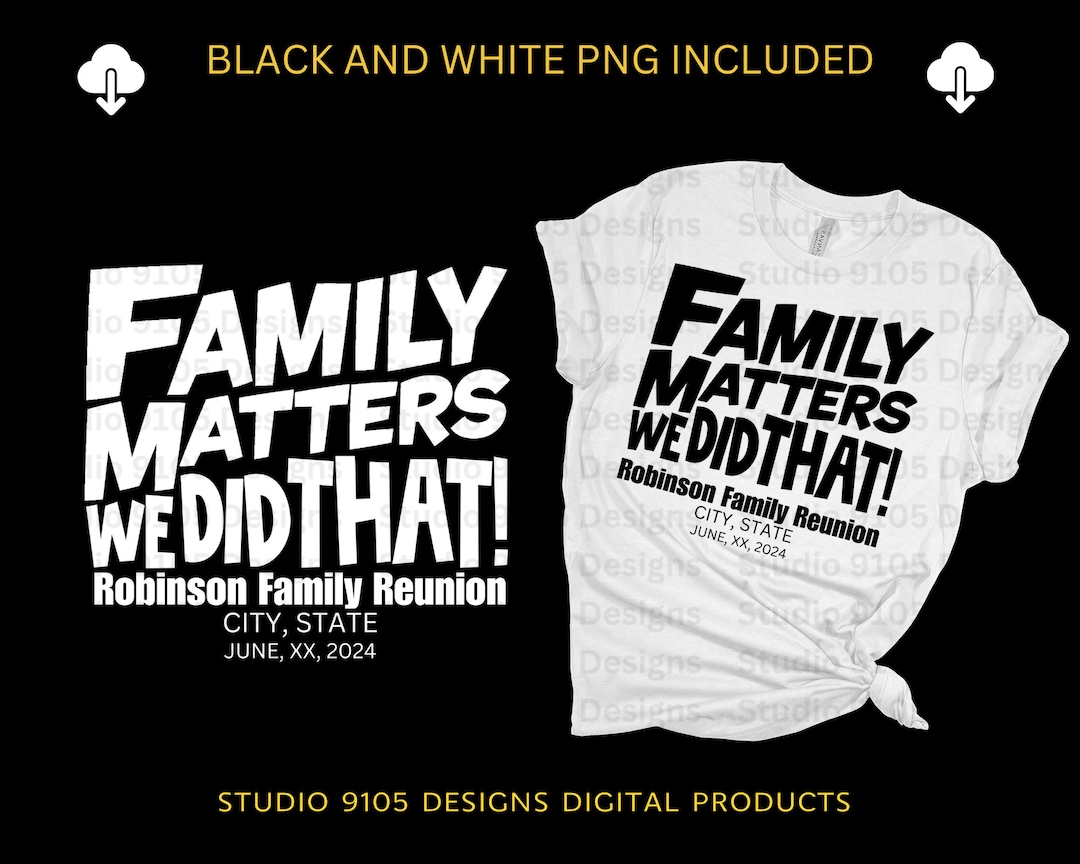 Family Matters Reunion PNG: Retro TV Show Design (digital Download) - Etsy