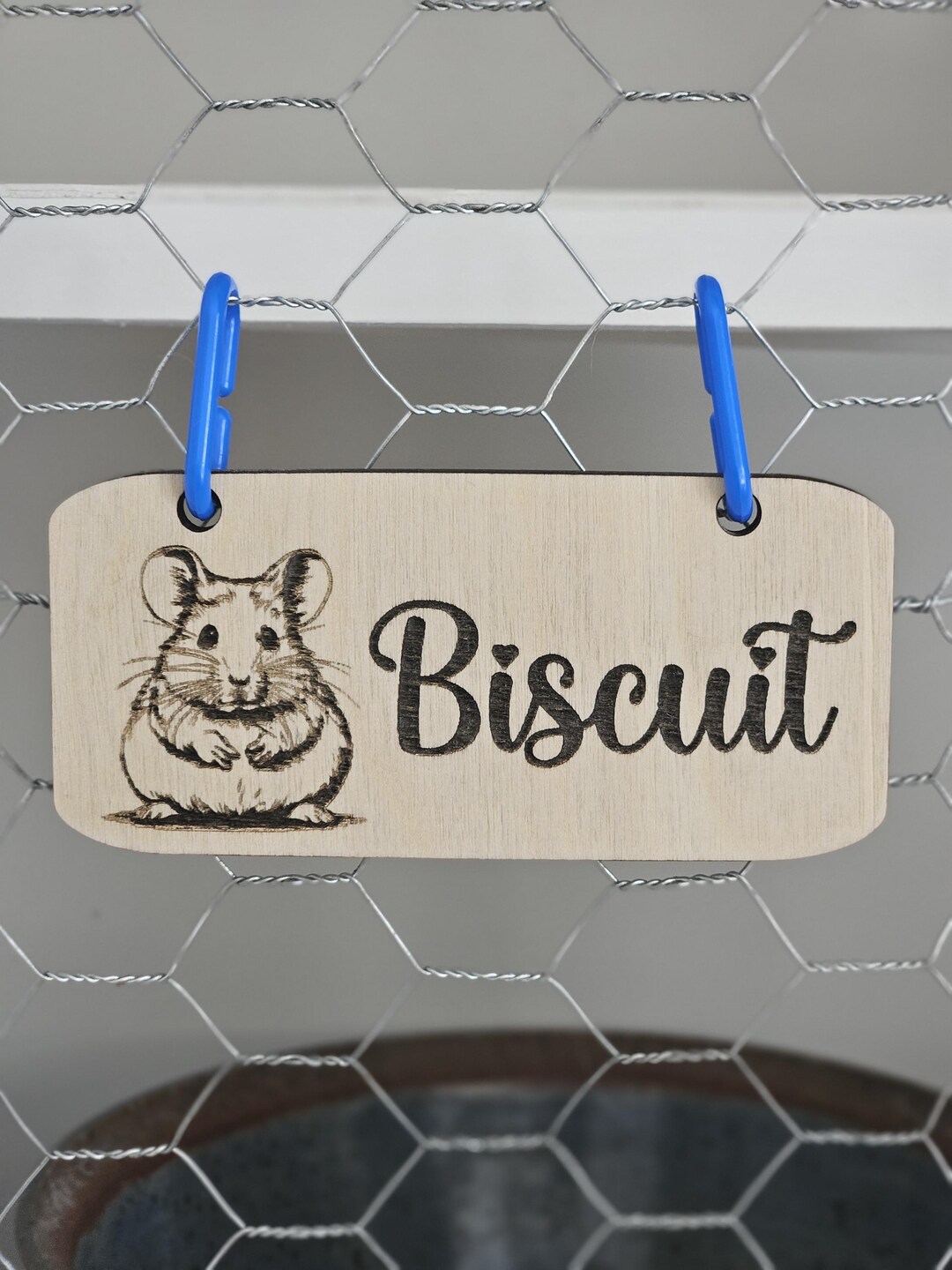 Hamster Cage Name Sign, Hamster Cage Accessory, Hamster Cage Tag ...