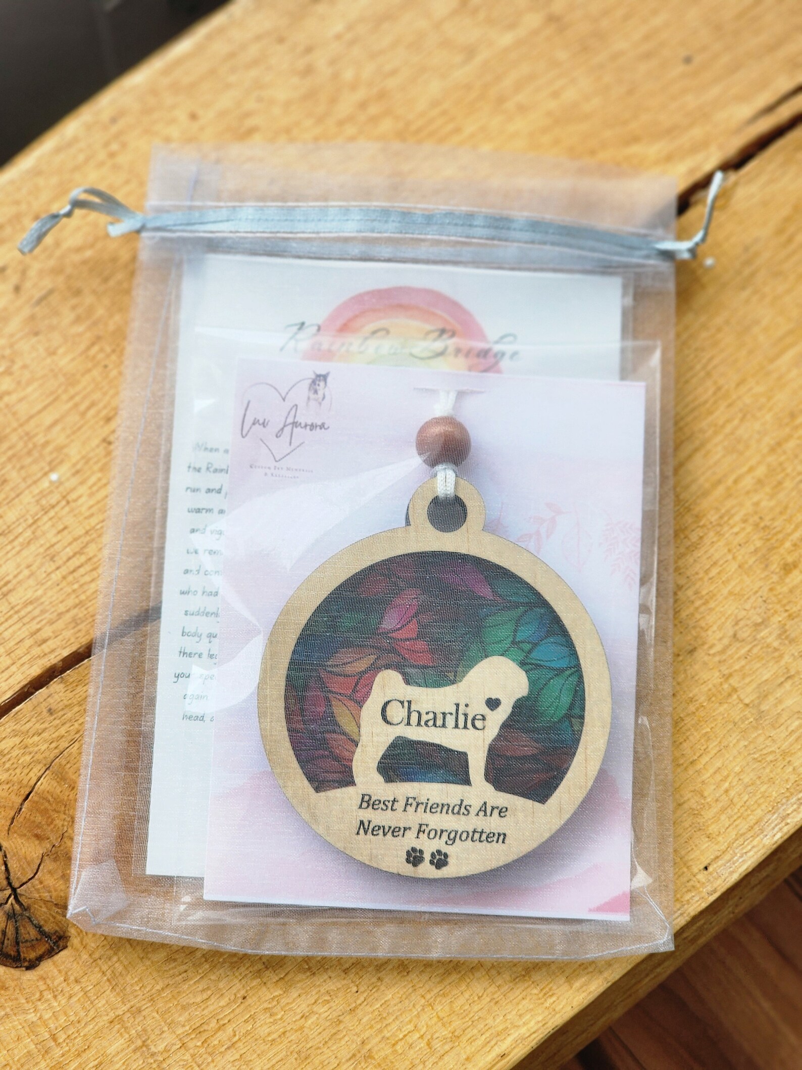 Pug Memorial Suncatcher, Pug Memorial Gift, Dog Sympathy Gift, Custom ...