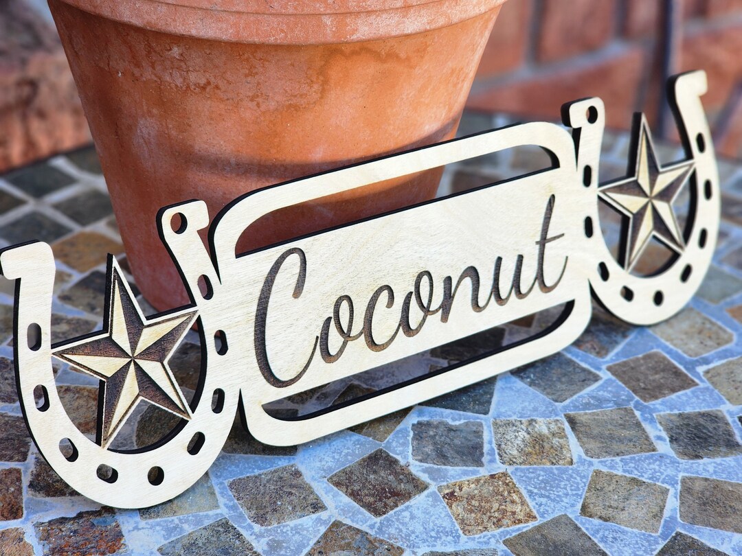 Stable Name Plate, Stall Door Sign, Personalized Horse Name Plate, Barn ...